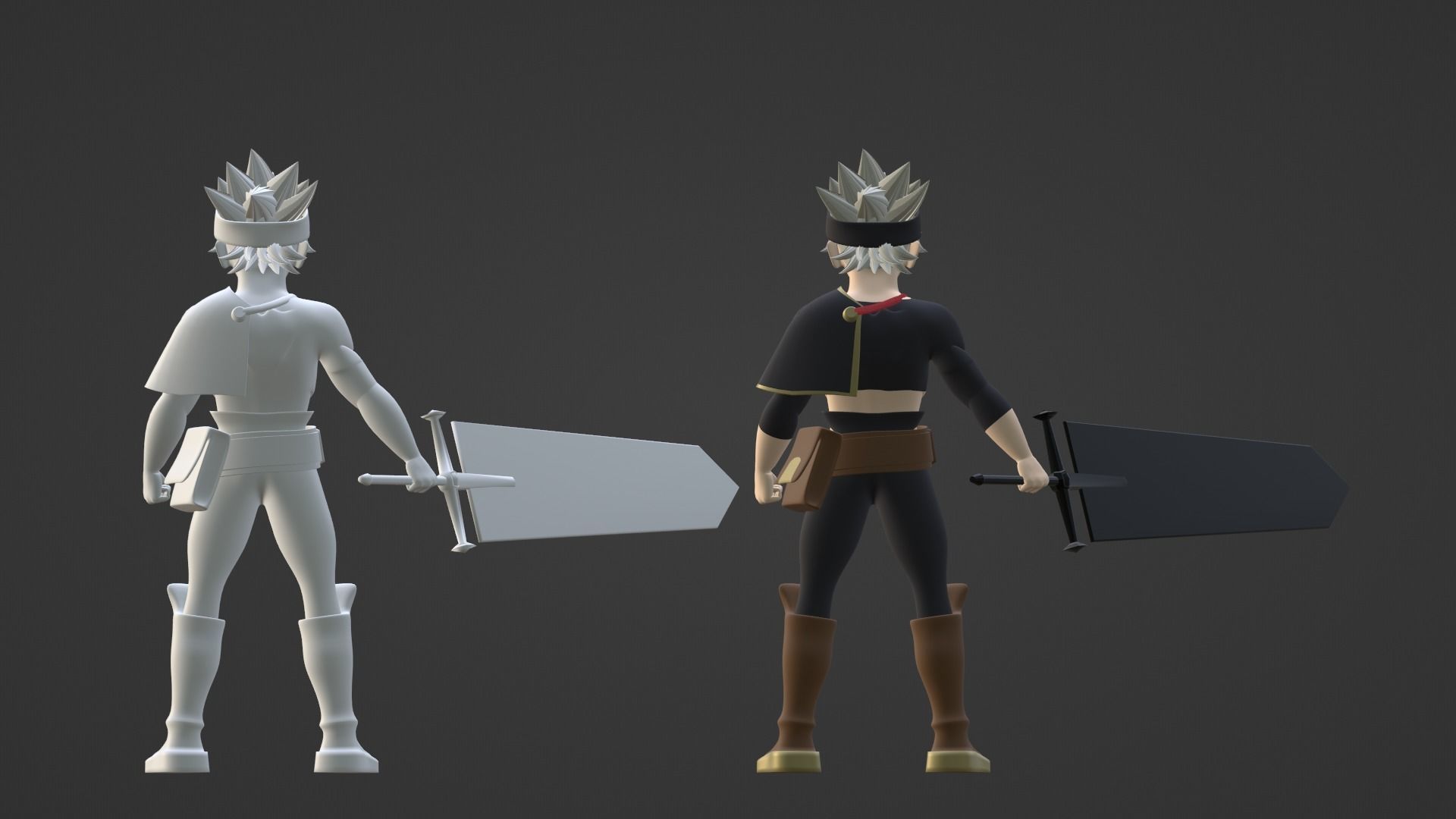 Asta - Black Clover 3D model rigged | CGTrader
