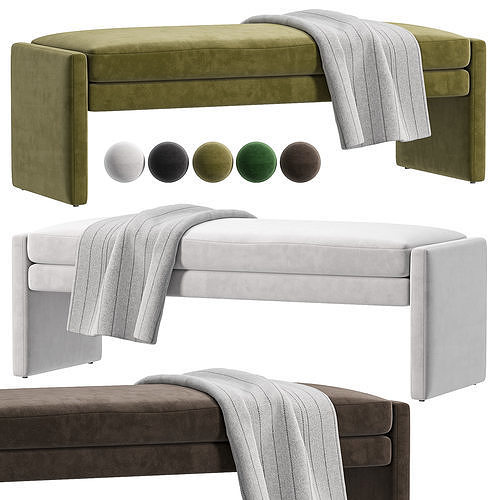 ANGLE Bench By TRNK 3D model | CGTrader