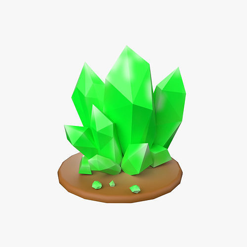 Stylized gem stone 3D model | CGTrader