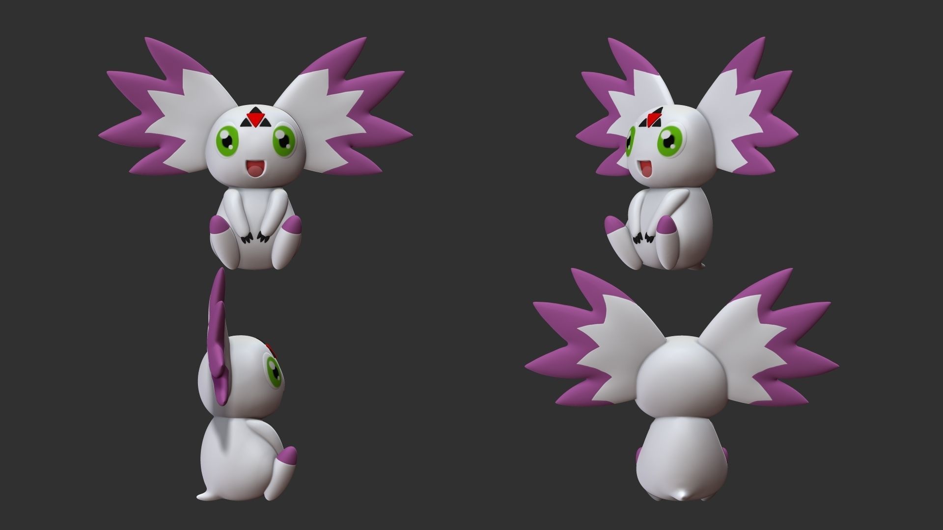 Calumon - Digimon Tamers 3D model 3D printable | CGTrader
