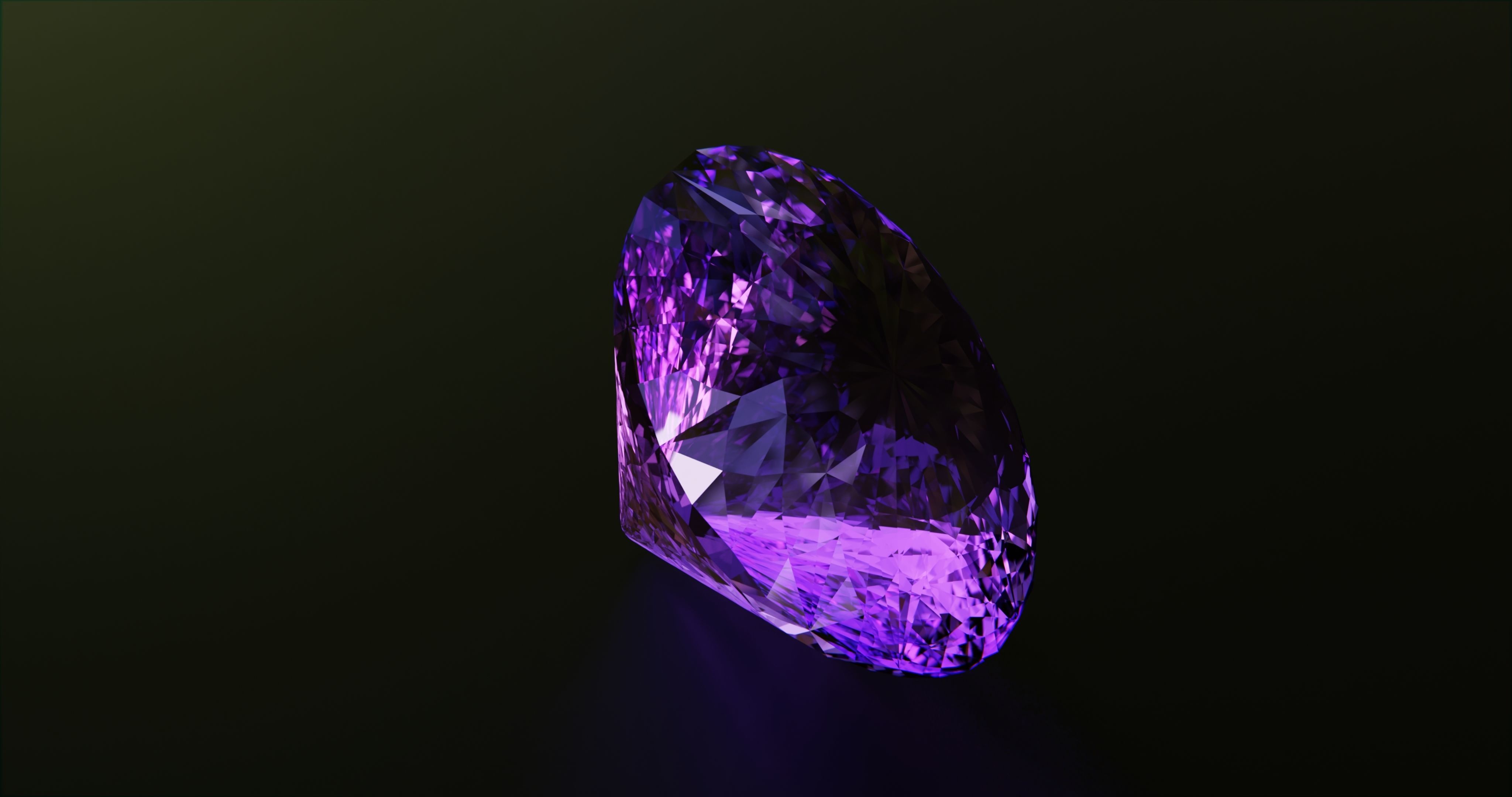 Purple Diamond 3D model | CGTrader