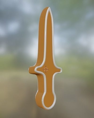 3D model candy sword VR / AR / low-poly | CGTrader
