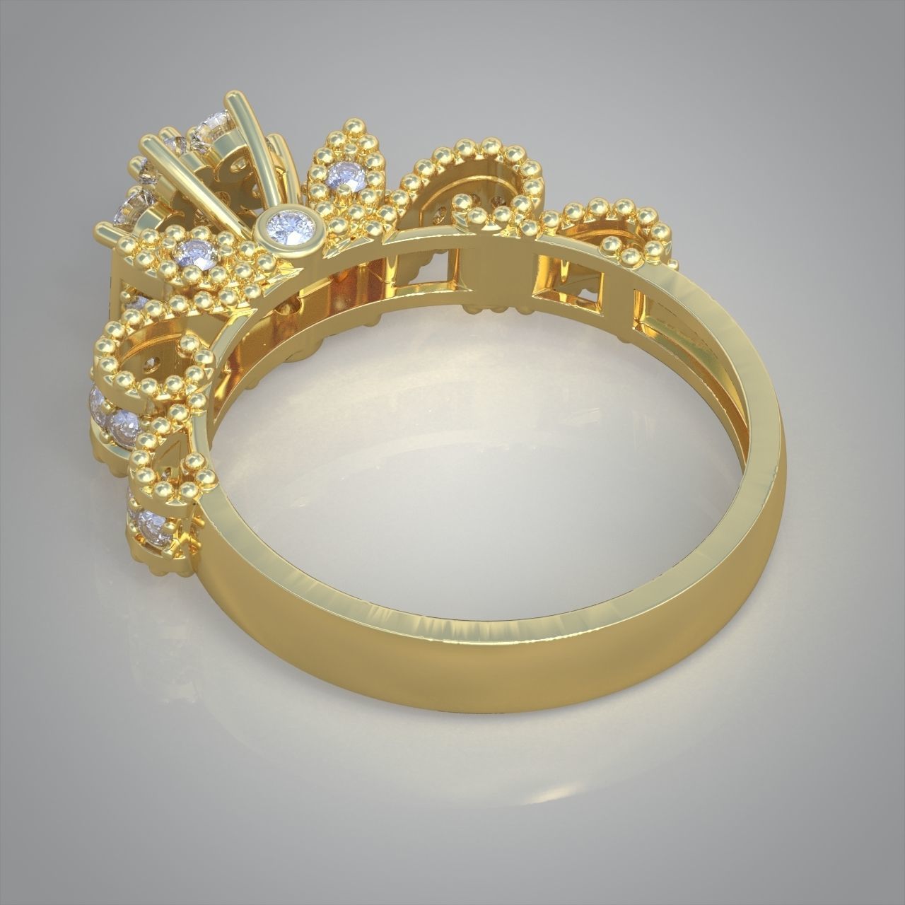 Diamond ring 0336 3D printable model13 3D model 3D printable | CGTrader