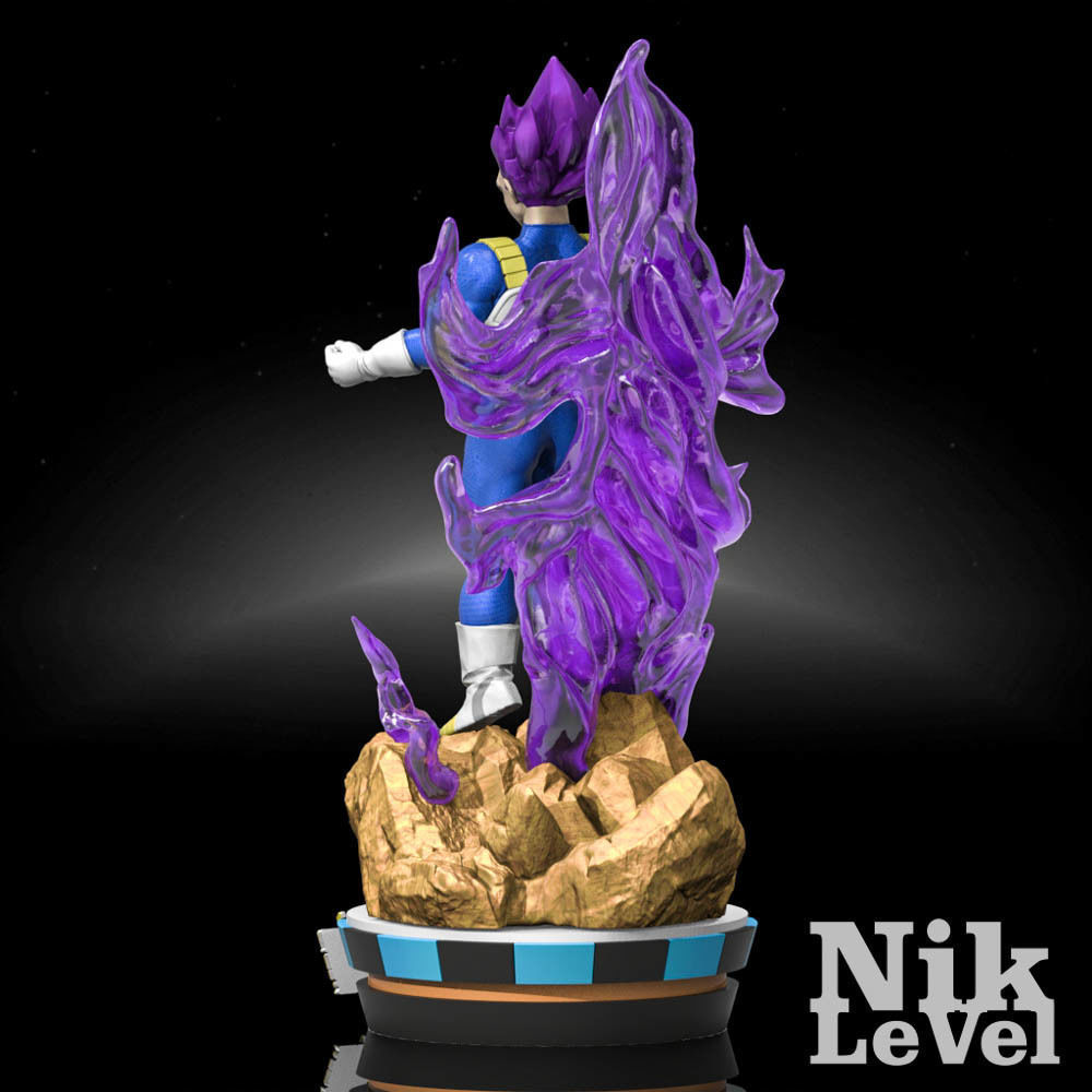 Vegeta Ultra Ego Dragon Ball 3D Printable 3D model 3D printable | CGTrader