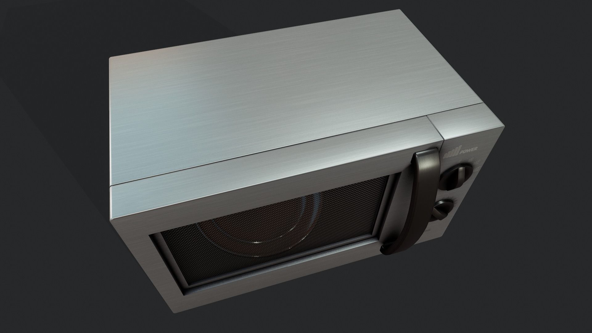 3D model Retro Microwave - Tutorial Included VR / AR / low-poly | CGTrader