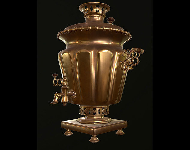 Samovar free 3D model | CGTrader