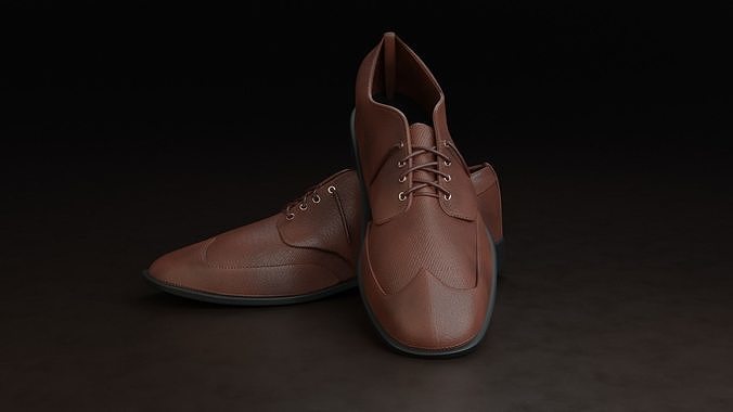 Leather Shoes 3D model | CGTrader
