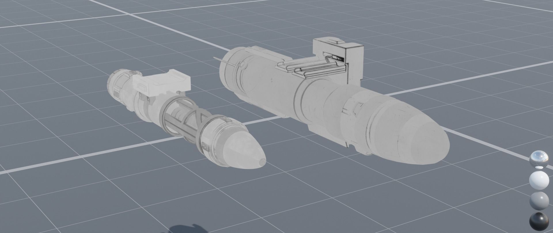 Modular missile pack 3D model | CGTrader