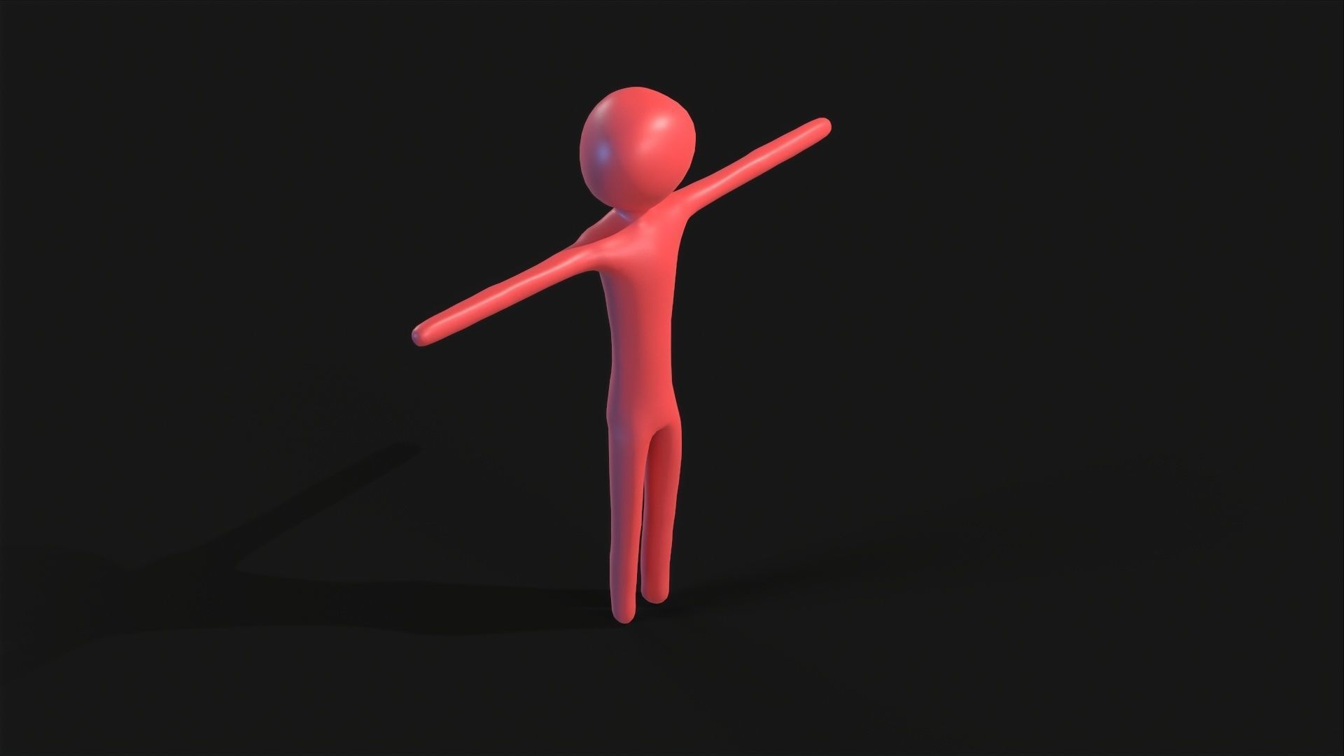 3D model Stickman Base Mesh VR / AR / low-poly | CGTrader