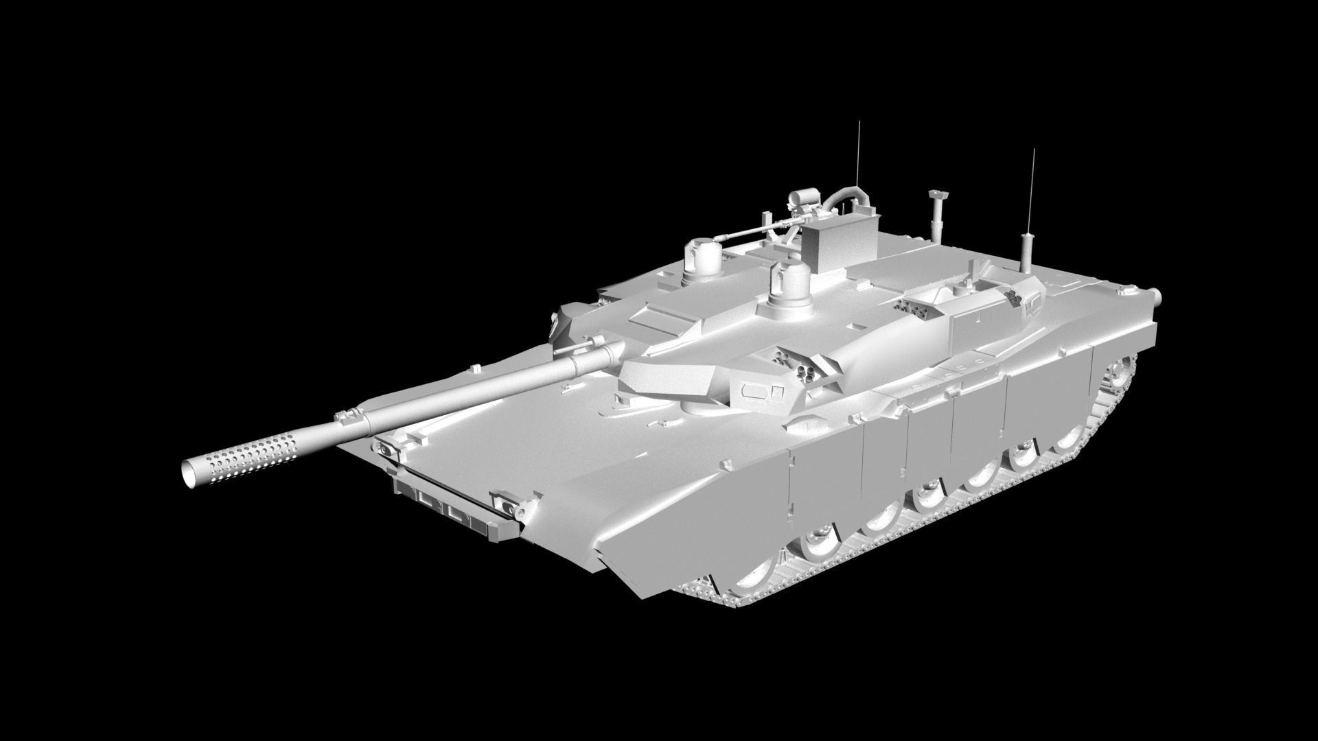 M1AX Abrams X Main Battle Tank 3D model | CGTrader