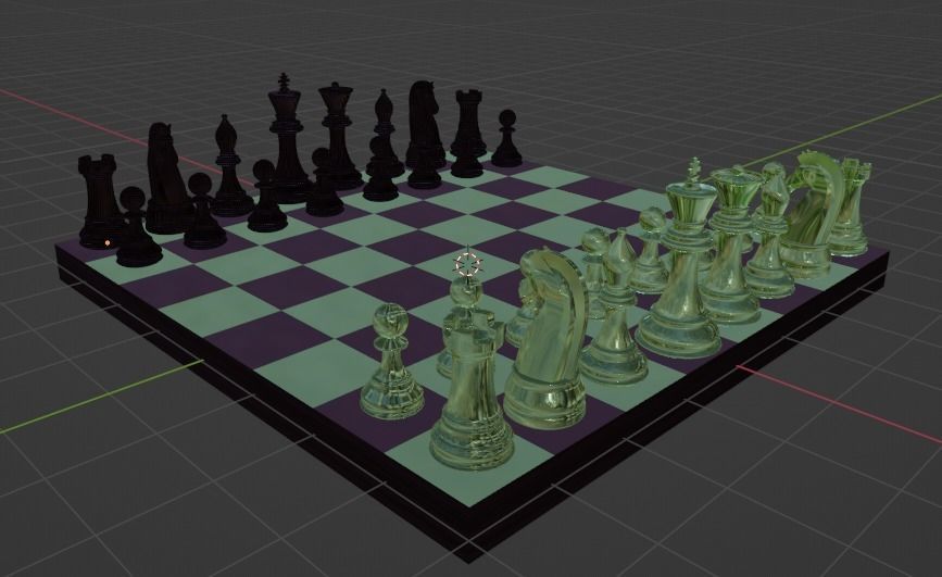 Chess pieces 3D model | CGTrader