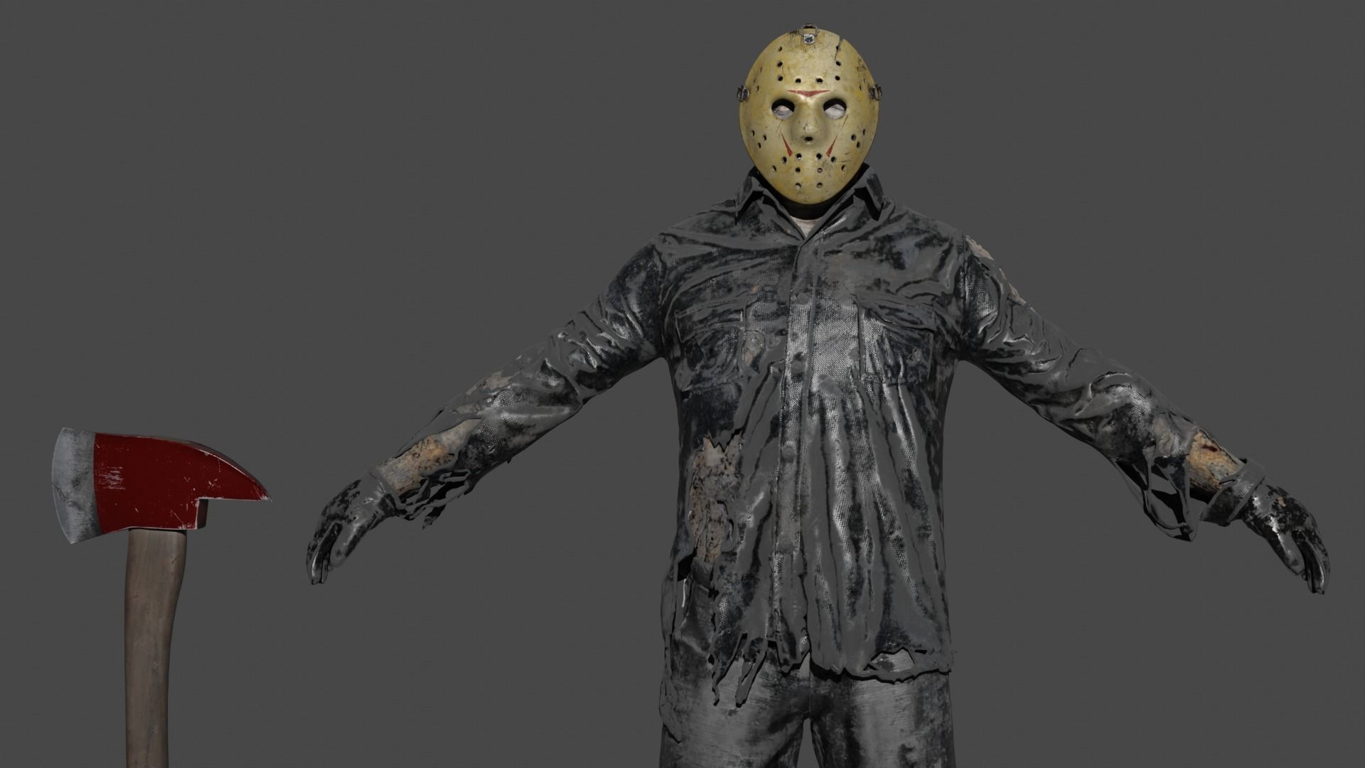 Jason Voorhees 3D model rigged | CGTrader