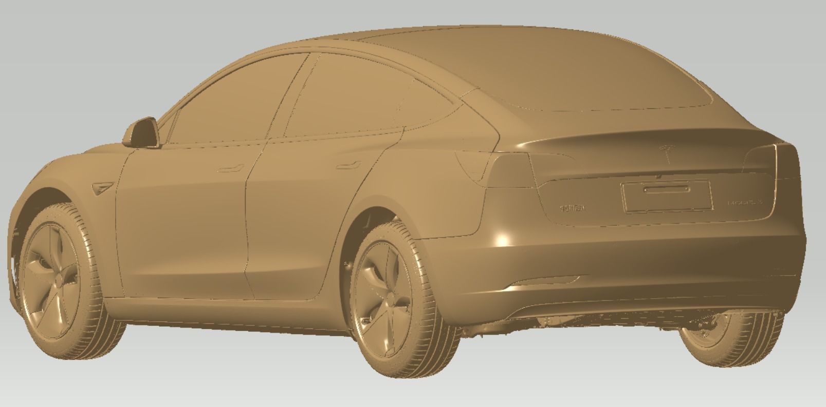 Tesla Model3 2022 Exterior 3d scan model 3D model 3D model | CGTrader