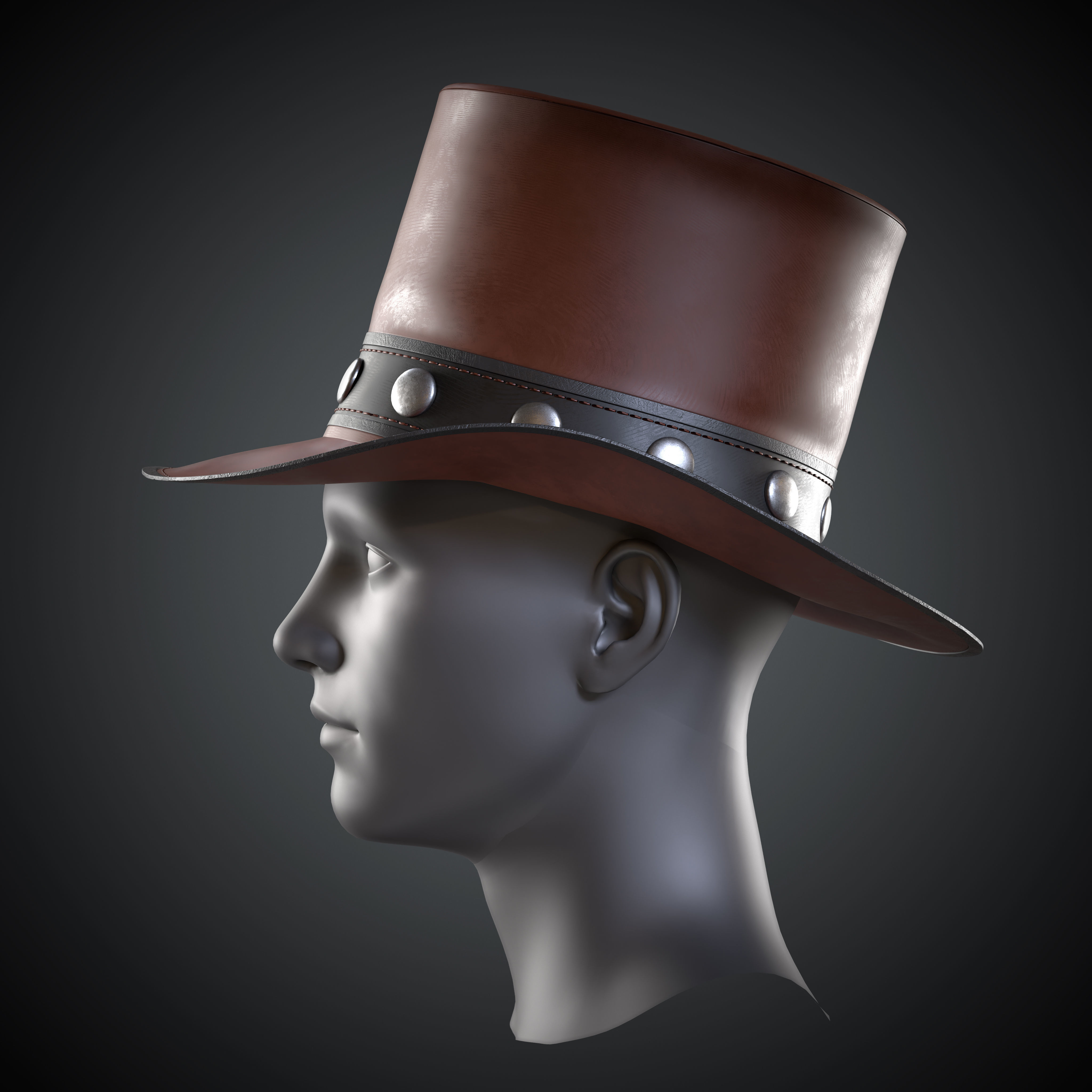 Top Hat 3D model free VR / AR / low-poly 3D model | CGTrader