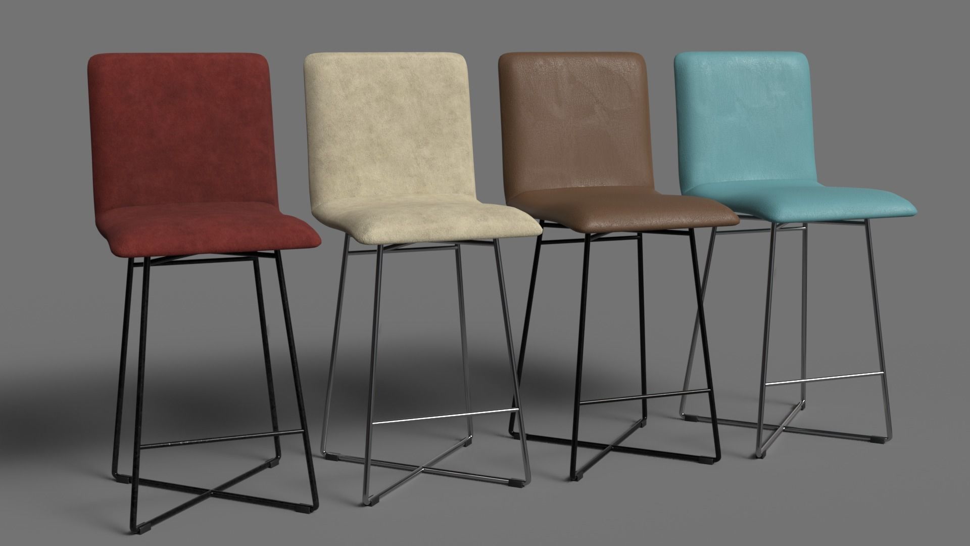 3D model Bar Stools Collection VR / AR / low-poly | CGTrader