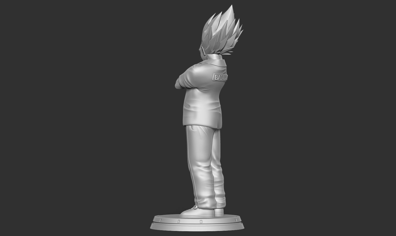 Badman Vegeta - Dragon Ball Fanart 3D model 3D printable | CGTrader