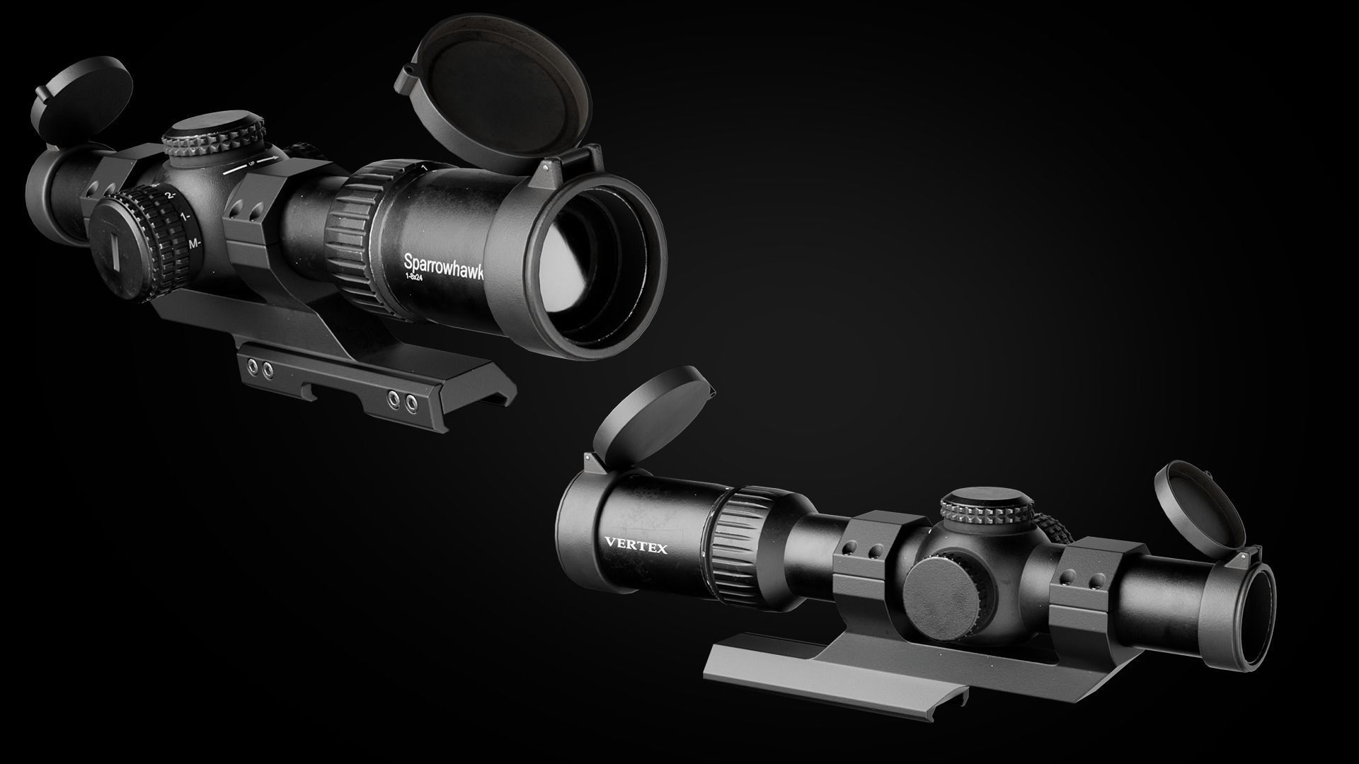 3D model Custom Modular Assault Rifle AR-15 VR / AR / low-poly | CGTrader