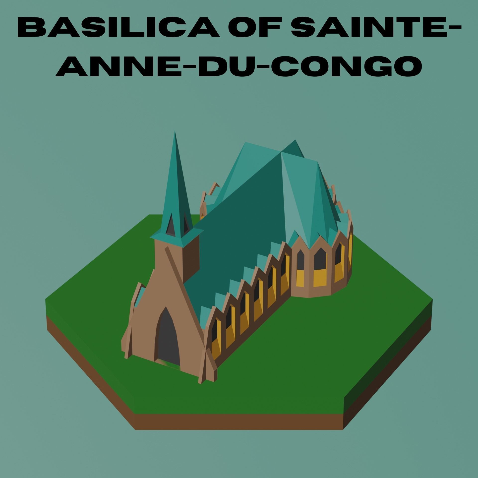 3D model Pack Landmarks miniatures VR / AR / low-poly | CGTrader