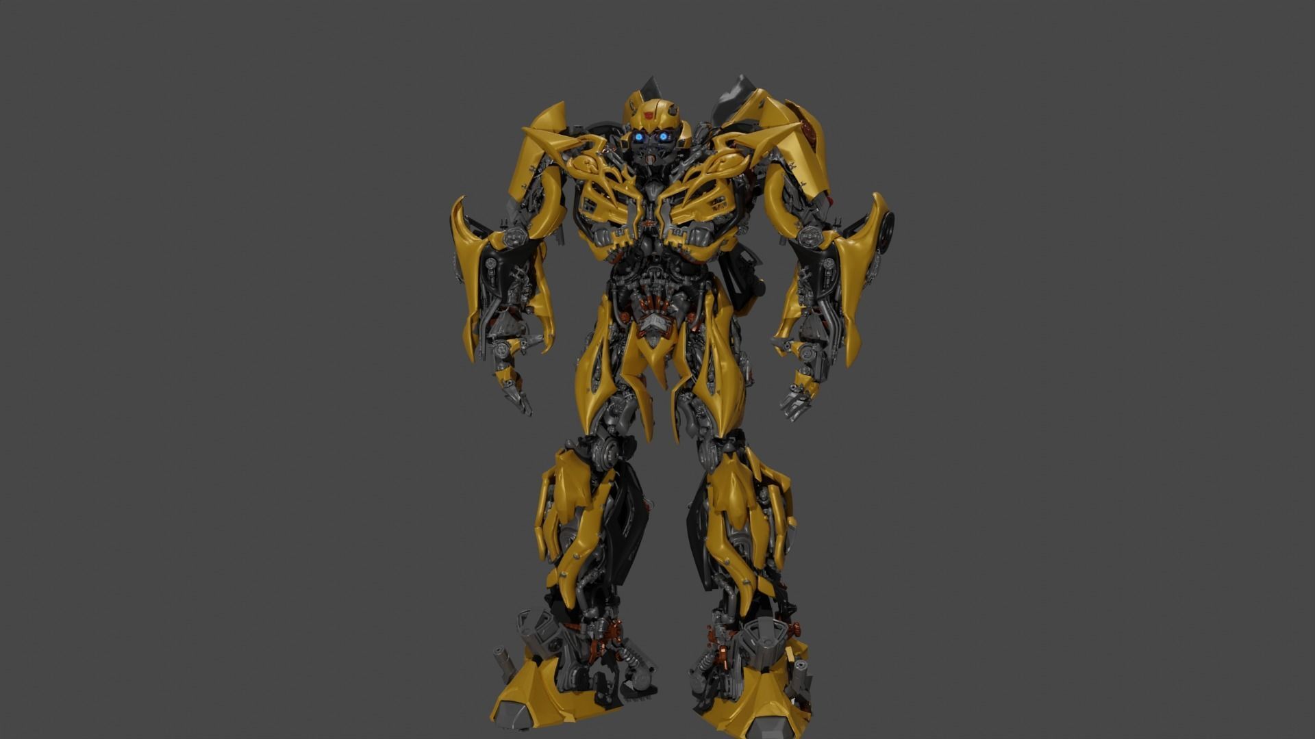 Bumblebee rigged 3d model free 3D model rigged | CGTrader