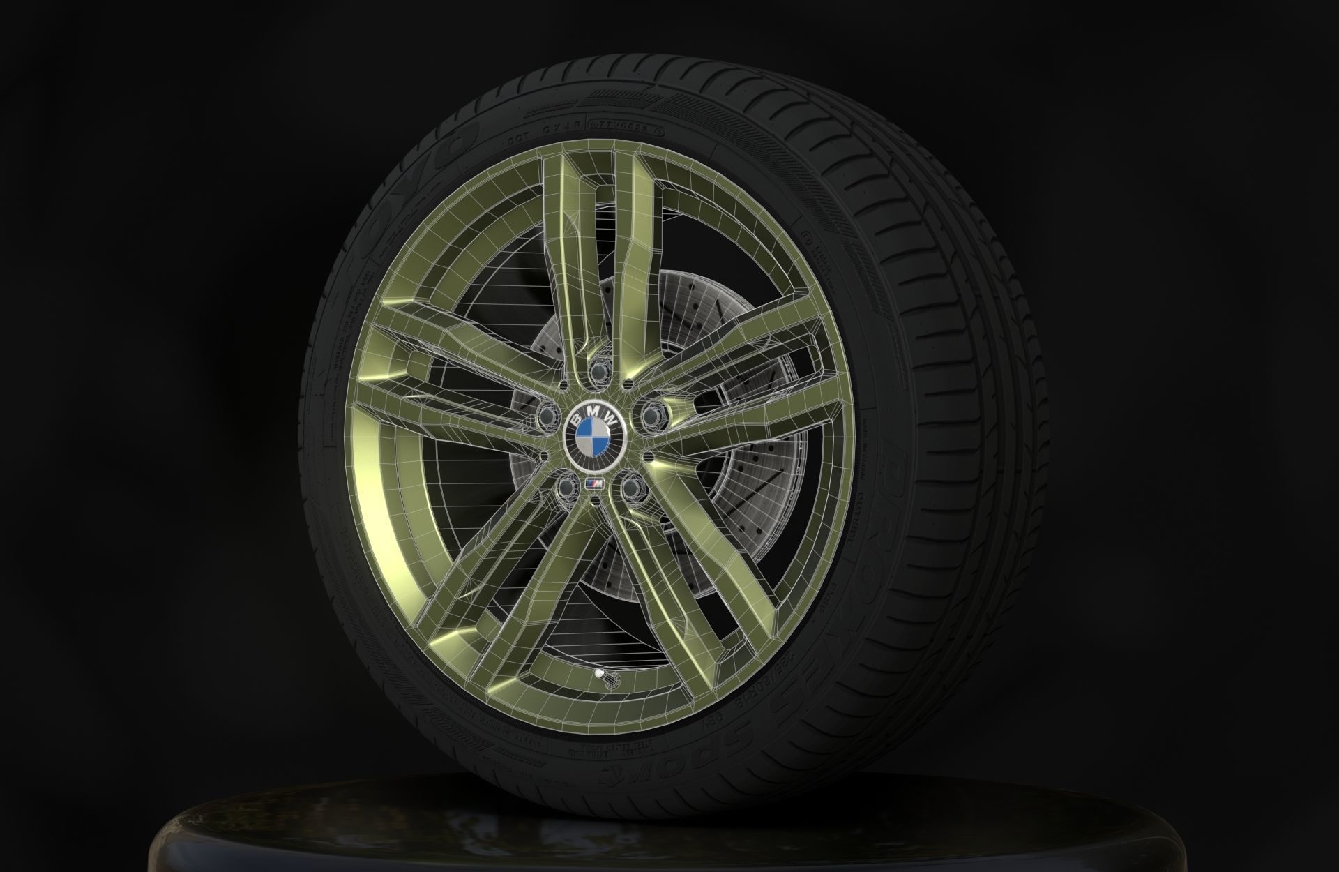 3D model 407M Sport - Wheels - Game Ready - Fully Textured with ...