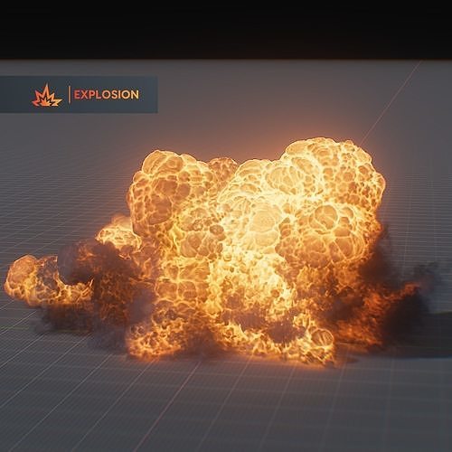 3D Explosion Animation High Resolution 3D model animated | CGTrader