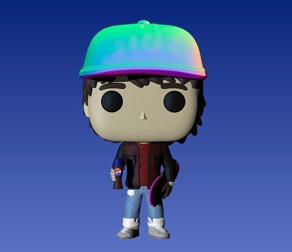 FUNKO MARTY MCFLY 3D model 3D printable | CGTrader