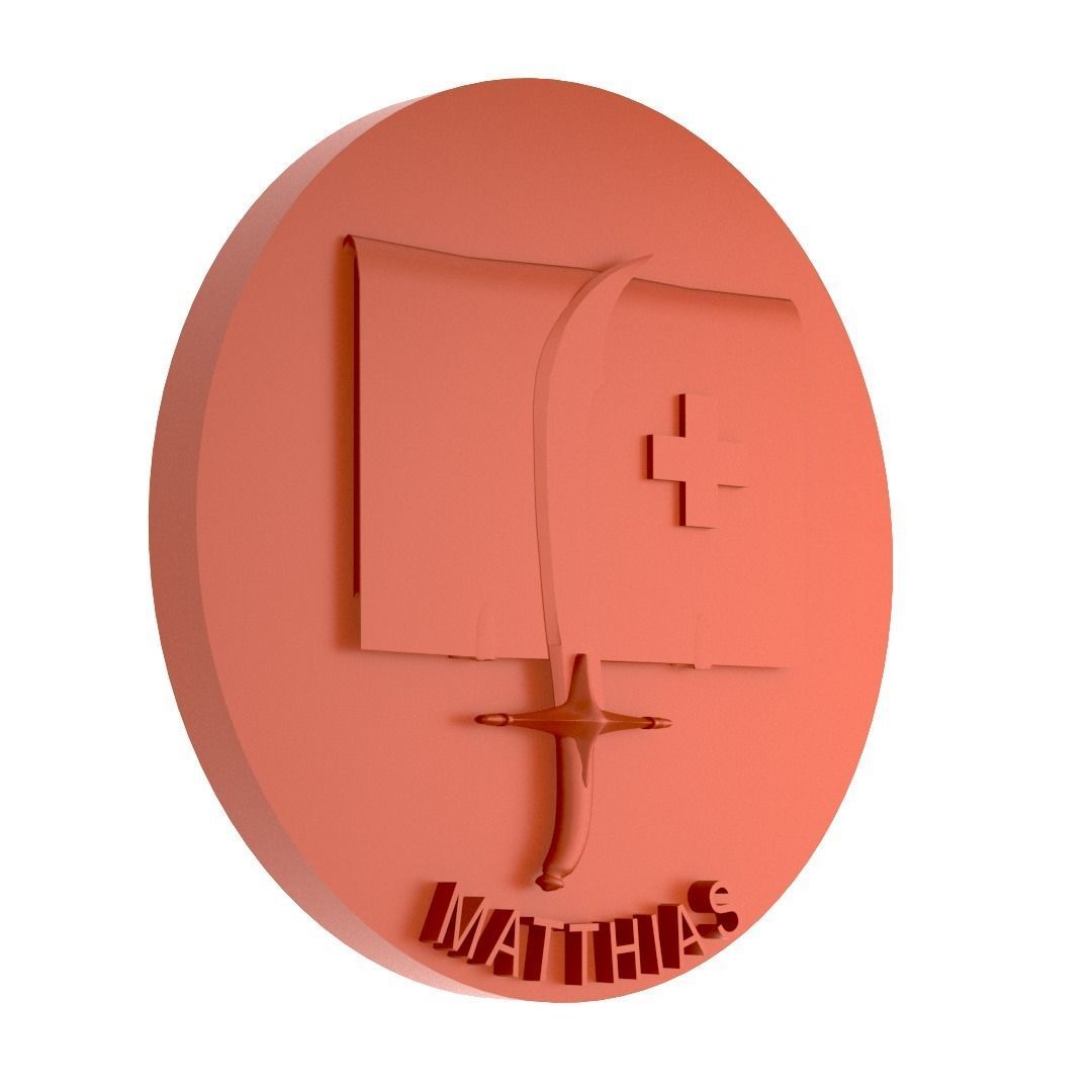 Symbols of the Apostles - MATTHIAS 3D model | CGTrader