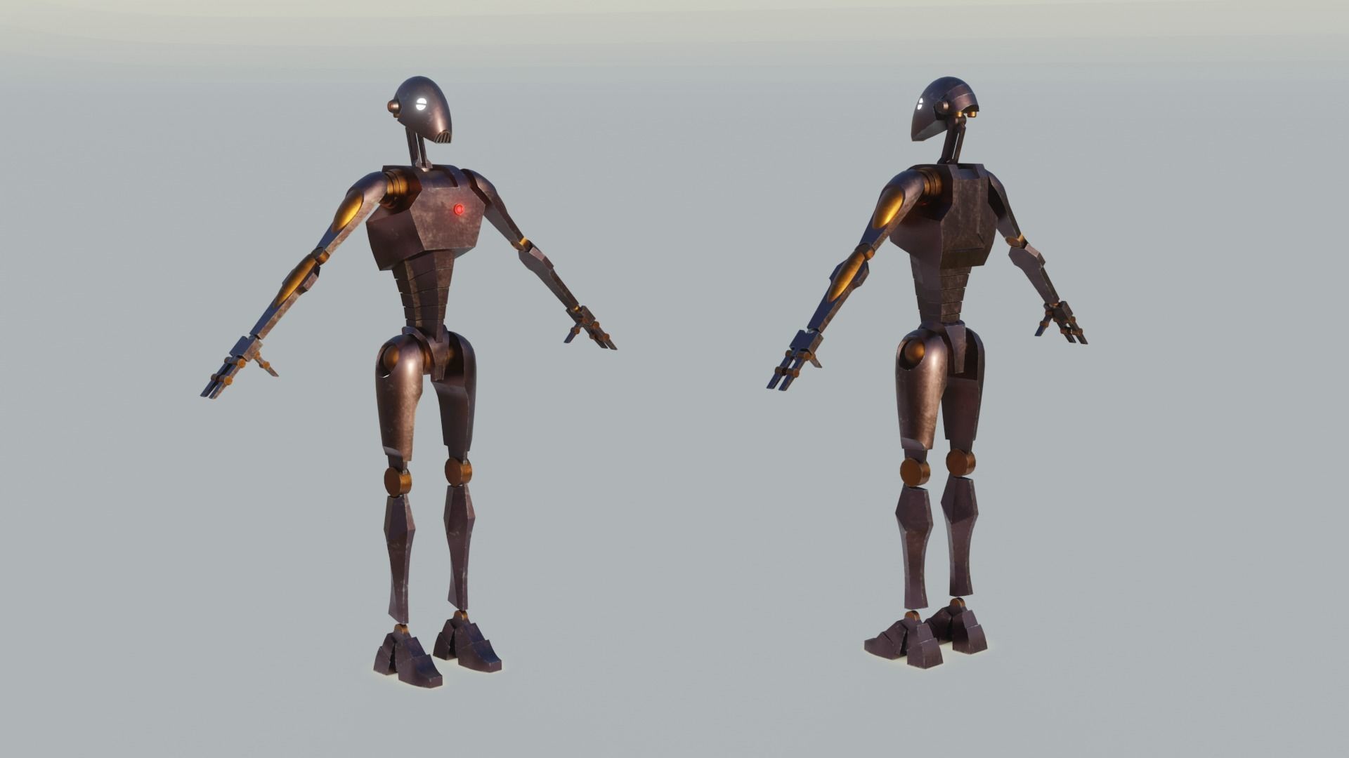 3D model BX series commando droid VR / AR / low-poly | CGTrader