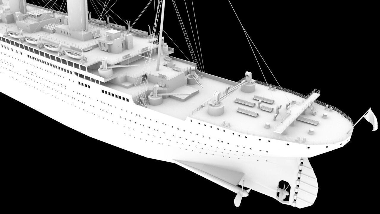 RMS Titanic 3D model | CGTrader