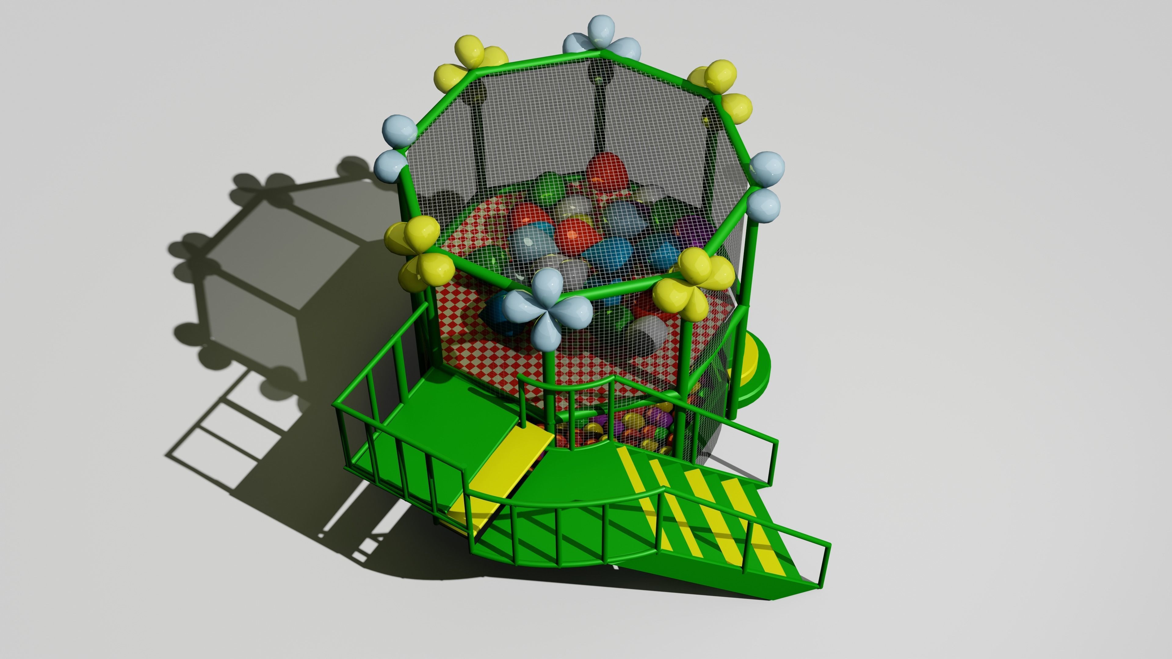 3D model Children s Ball Pit 3D model VR / AR / low-poly | CGTrader