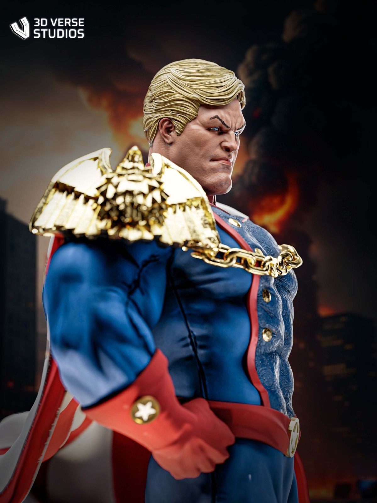 Homelander 3D Print 3D model 3D printable | CGTrader