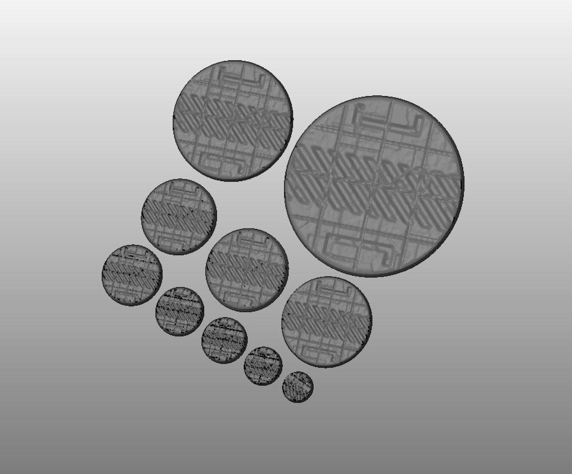 S1 - ENOLA BAY 20-120mm Round Bases 3D model 3D printable | CGTrader