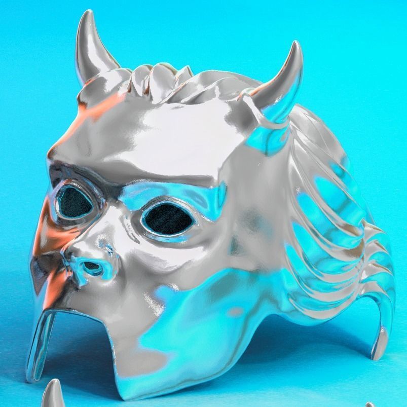 Collection of masks from the band GHOST BC 3D model 3D printable | CGTrader