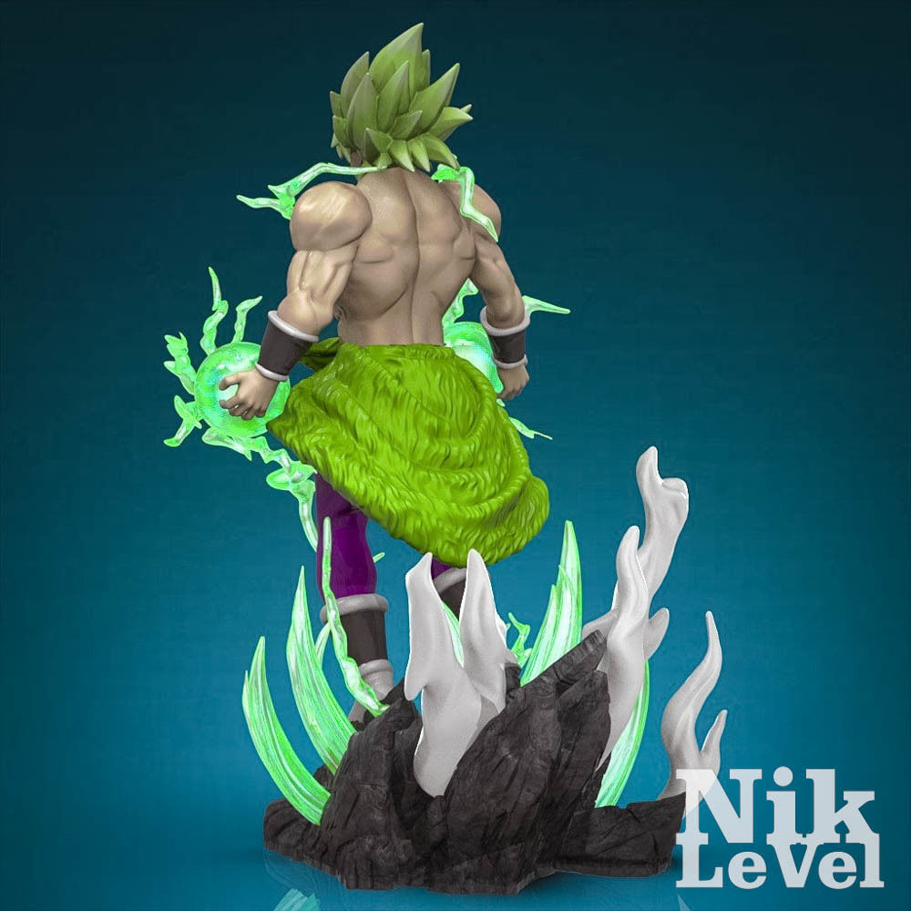 Broly Dragon Ball 3D Printable 2 3D model 3D printable | CGTrader