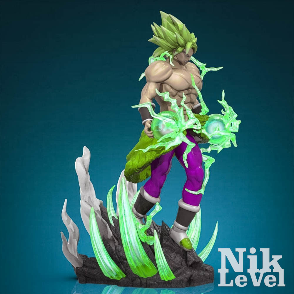 Broly Dragon Ball 3D Printable 2 3D model 3D printable | CGTrader