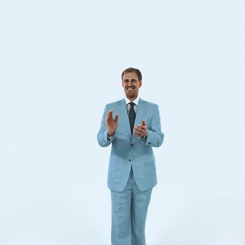 3D model Mistery 07J Clapping Elegant Man VR / AR / low-poly | CGTrader