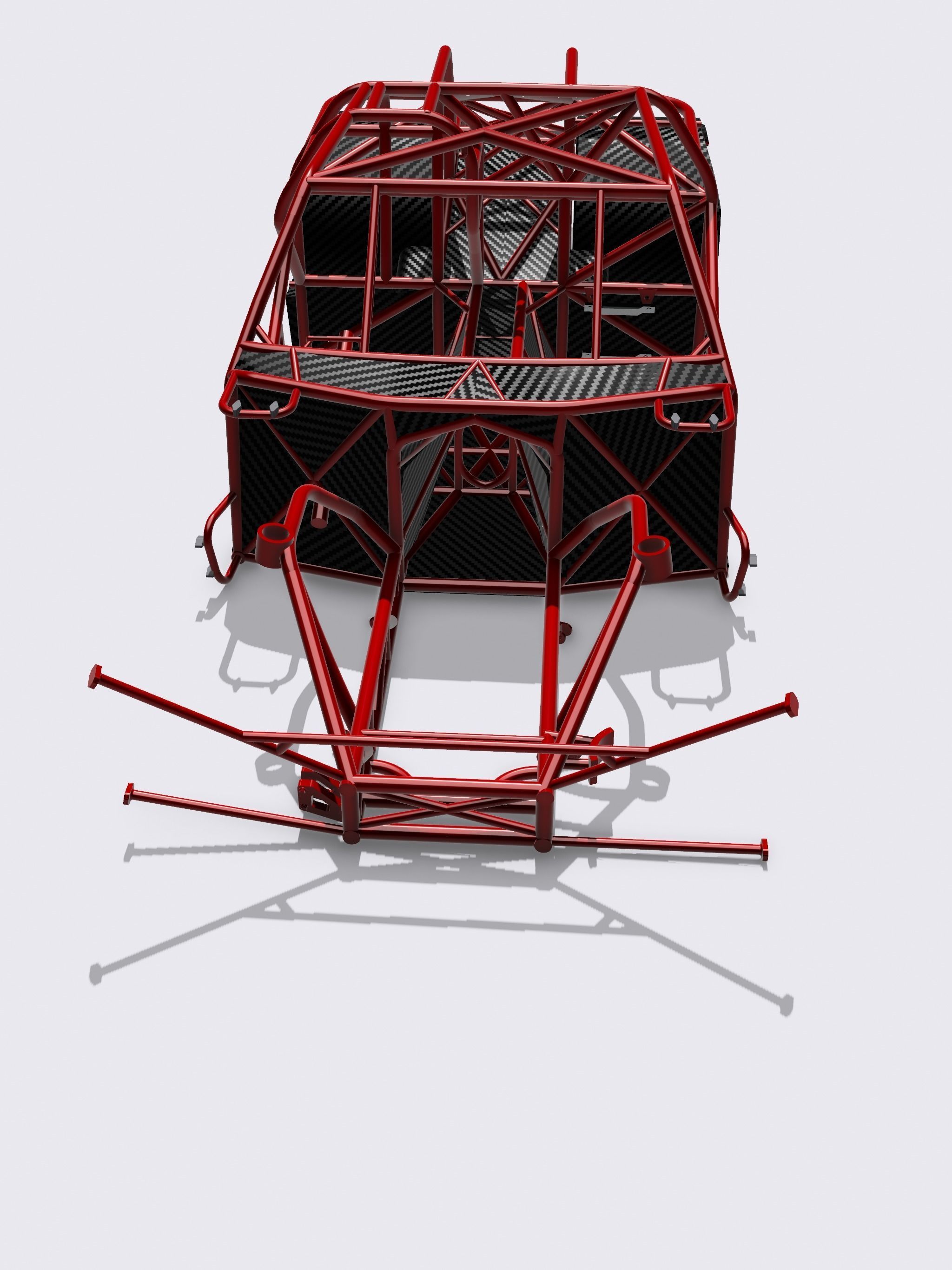 VC Valiant Promod tubular chassis with floors tubs firewall 3D model 3D ...