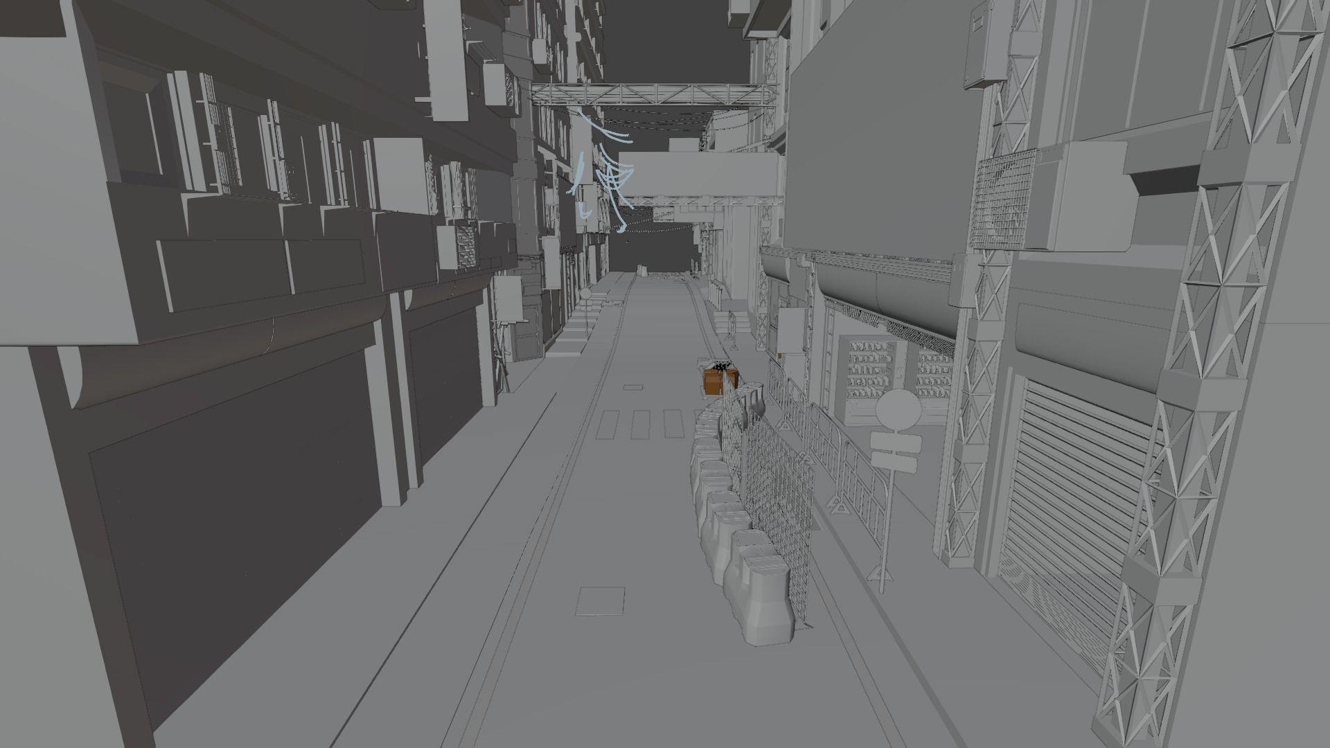 Hong Kong street 3D model | CGTrader