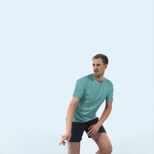 3D model Mistery 08G Football Changing Direction Sports Man VR / AR ...