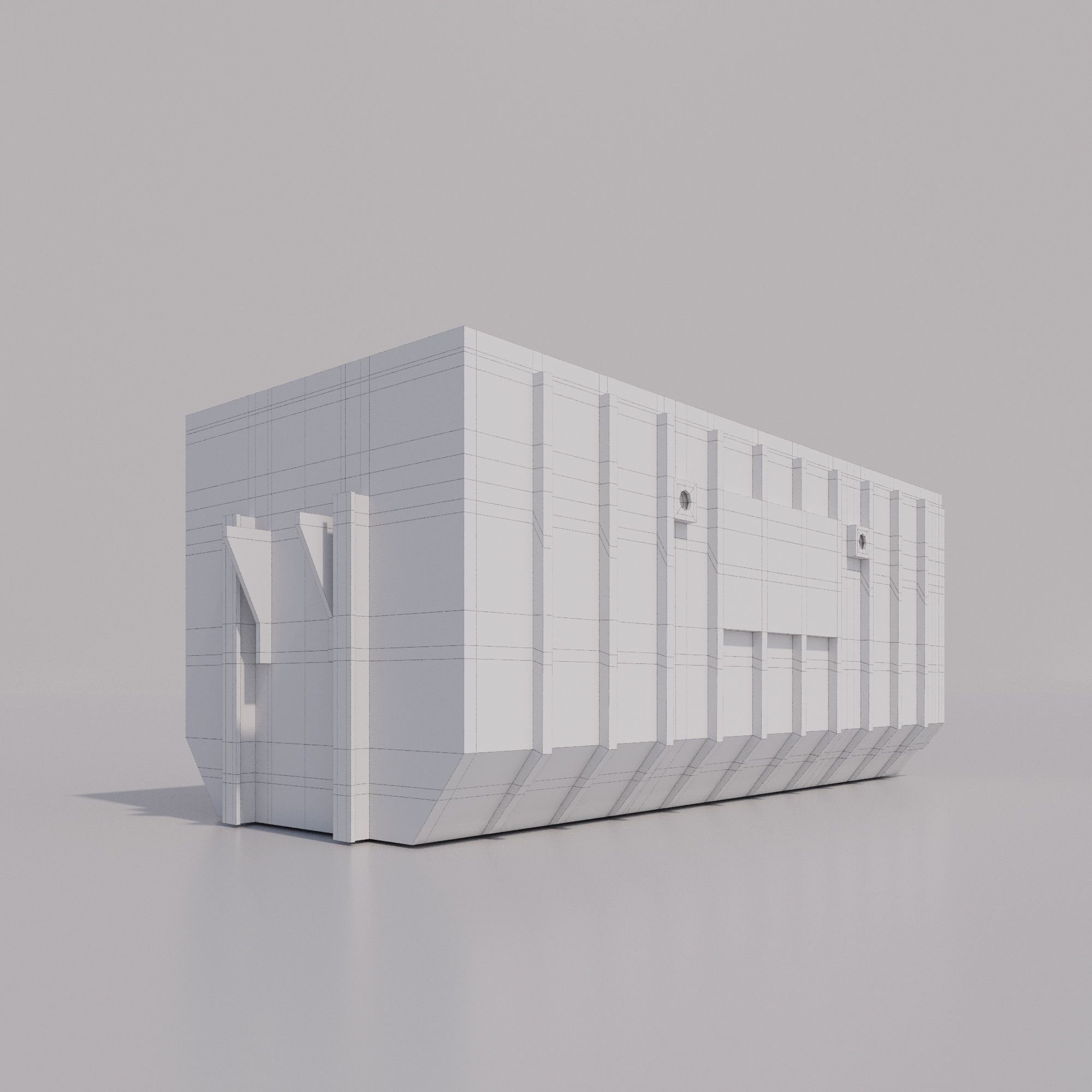 Rusty Garbage container 3D model | CGTrader