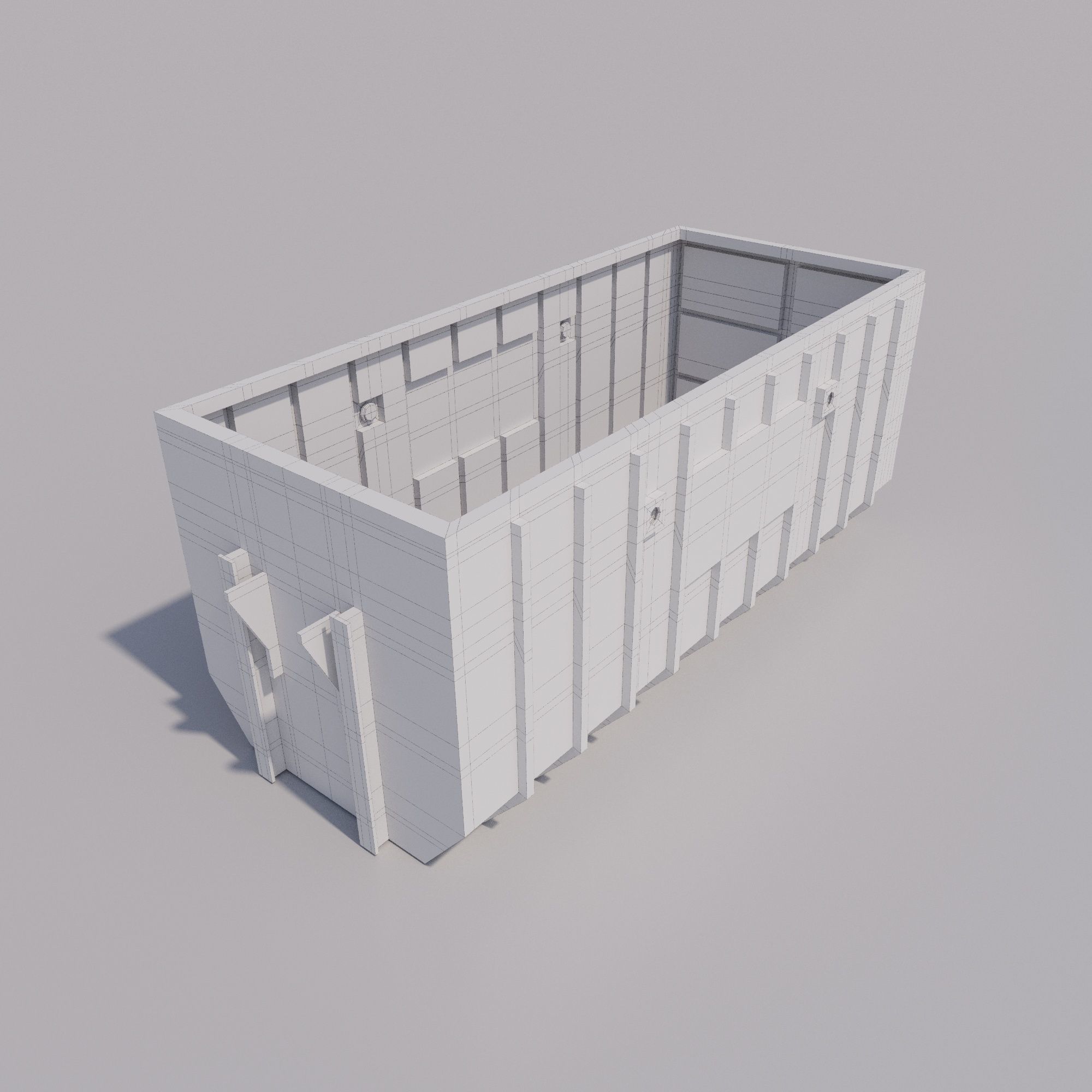 Rusty Garbage container 3D model | CGTrader