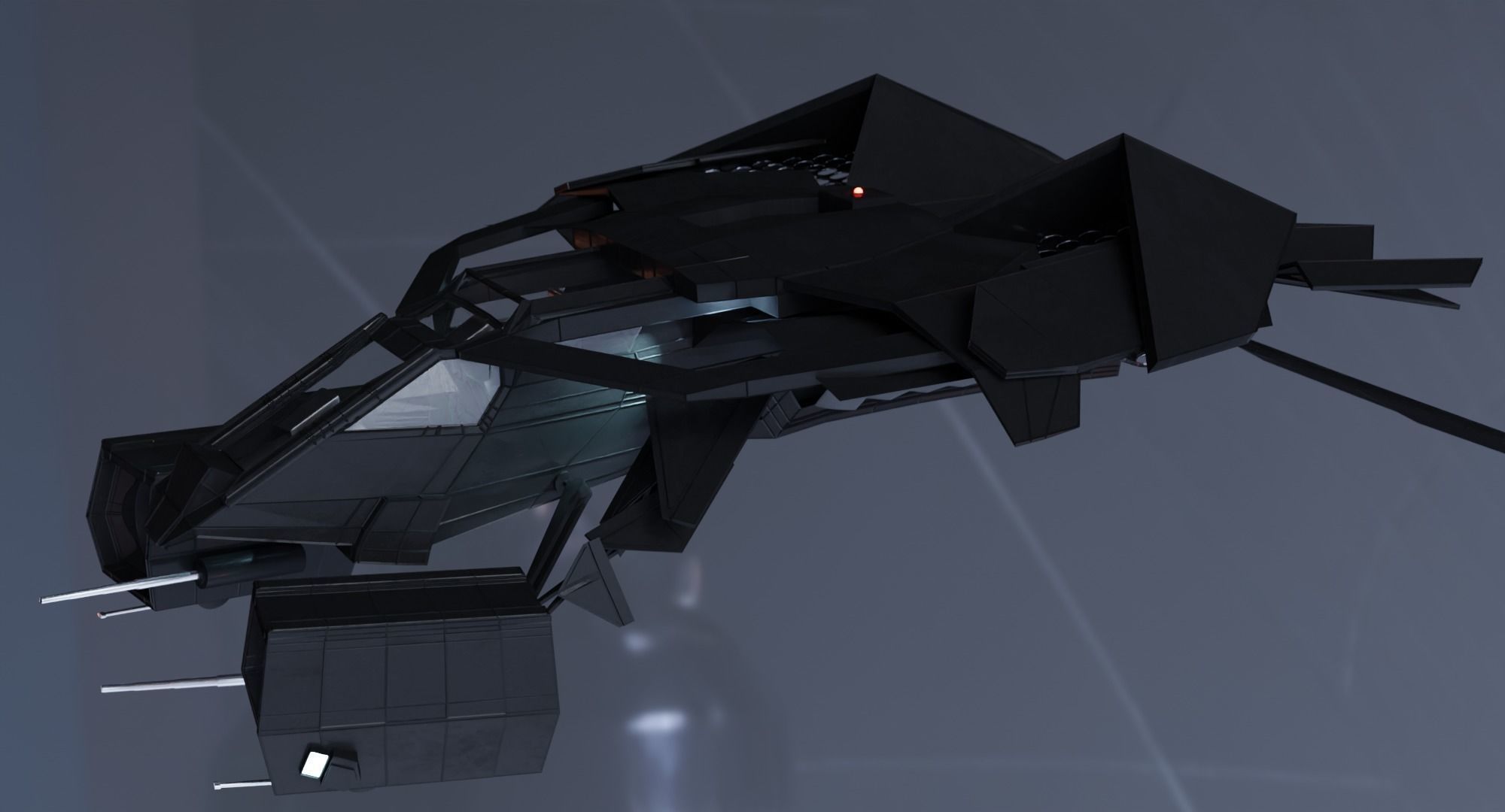 3D model The Bat - Batman The Dark Knight Rises VR / AR / low-poly ...