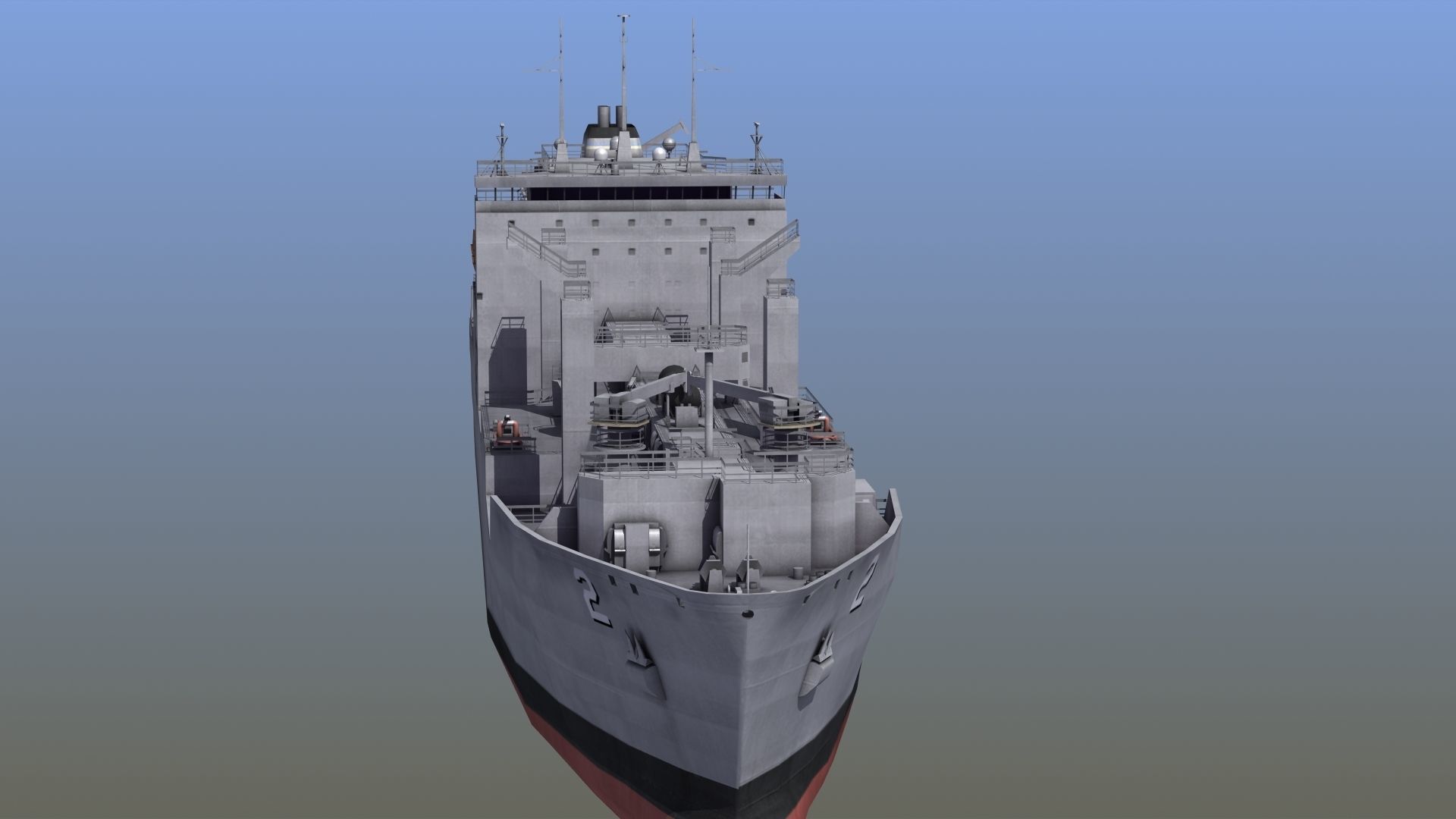 Lewis and Clark Class Replenishment Ship 3D model | CGTrader