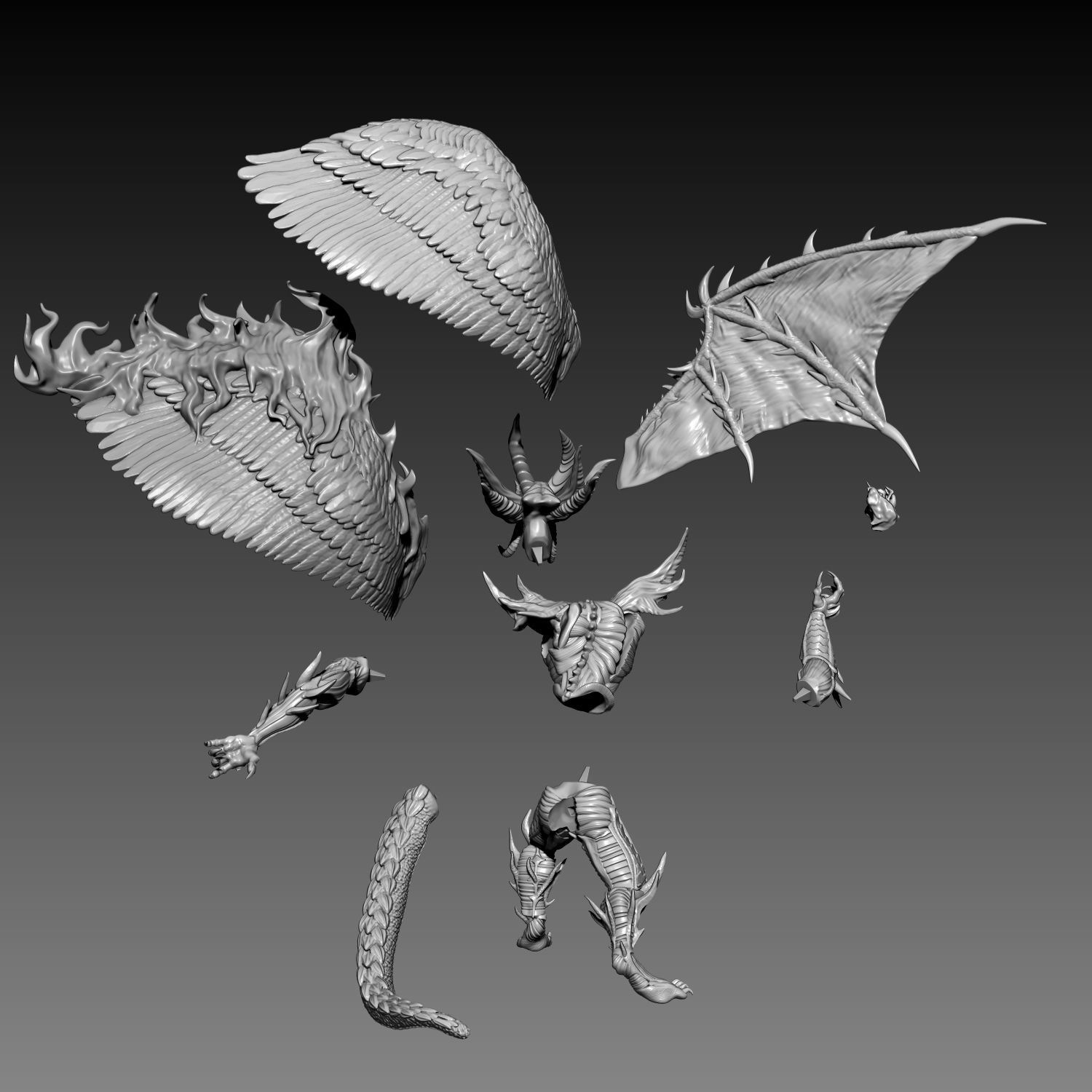Disciples 2 Demon Uther model for 3d printing 3D model 3D printable ...