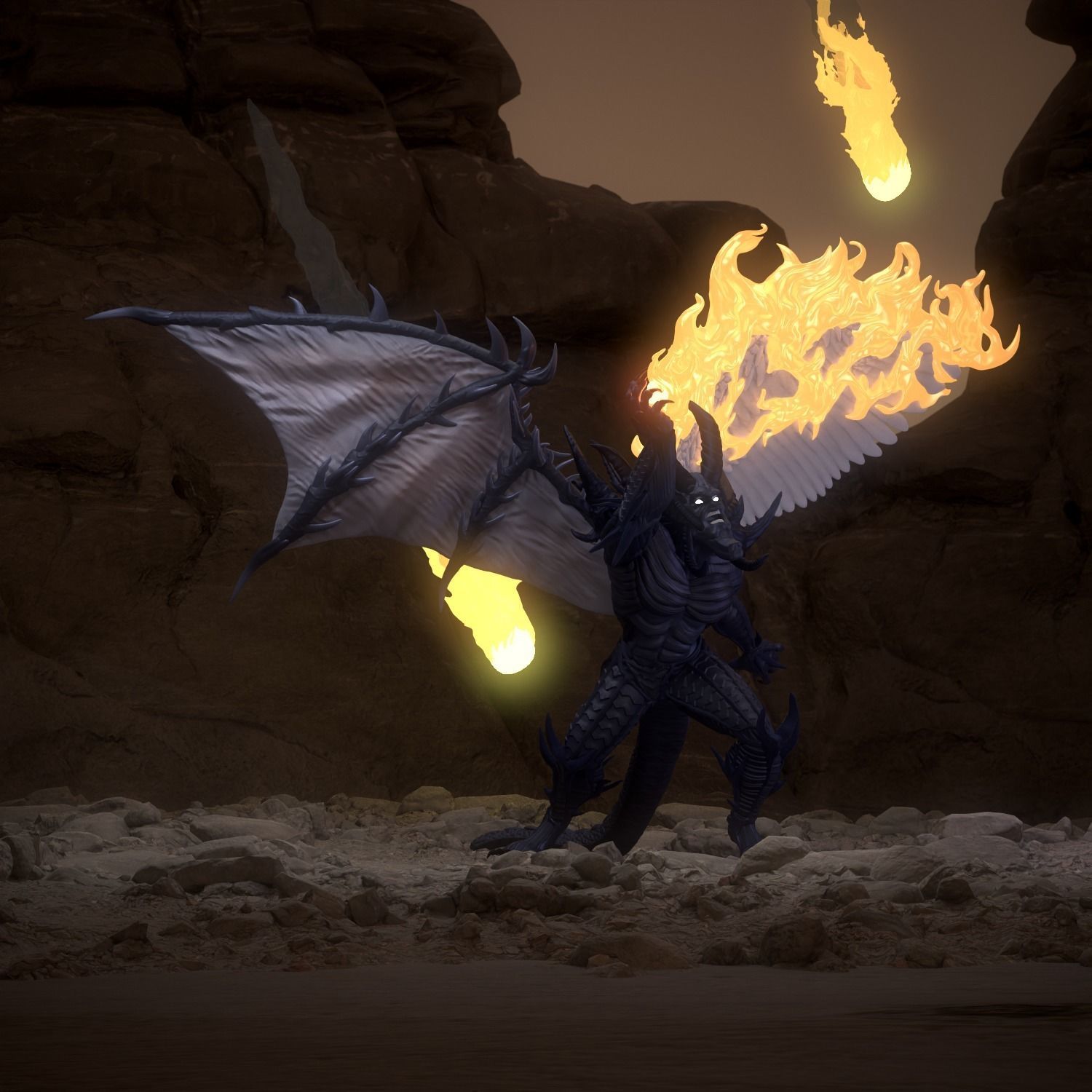 Disciples 2 Demon Uther model for 3d printing 3D model 3D printable ...