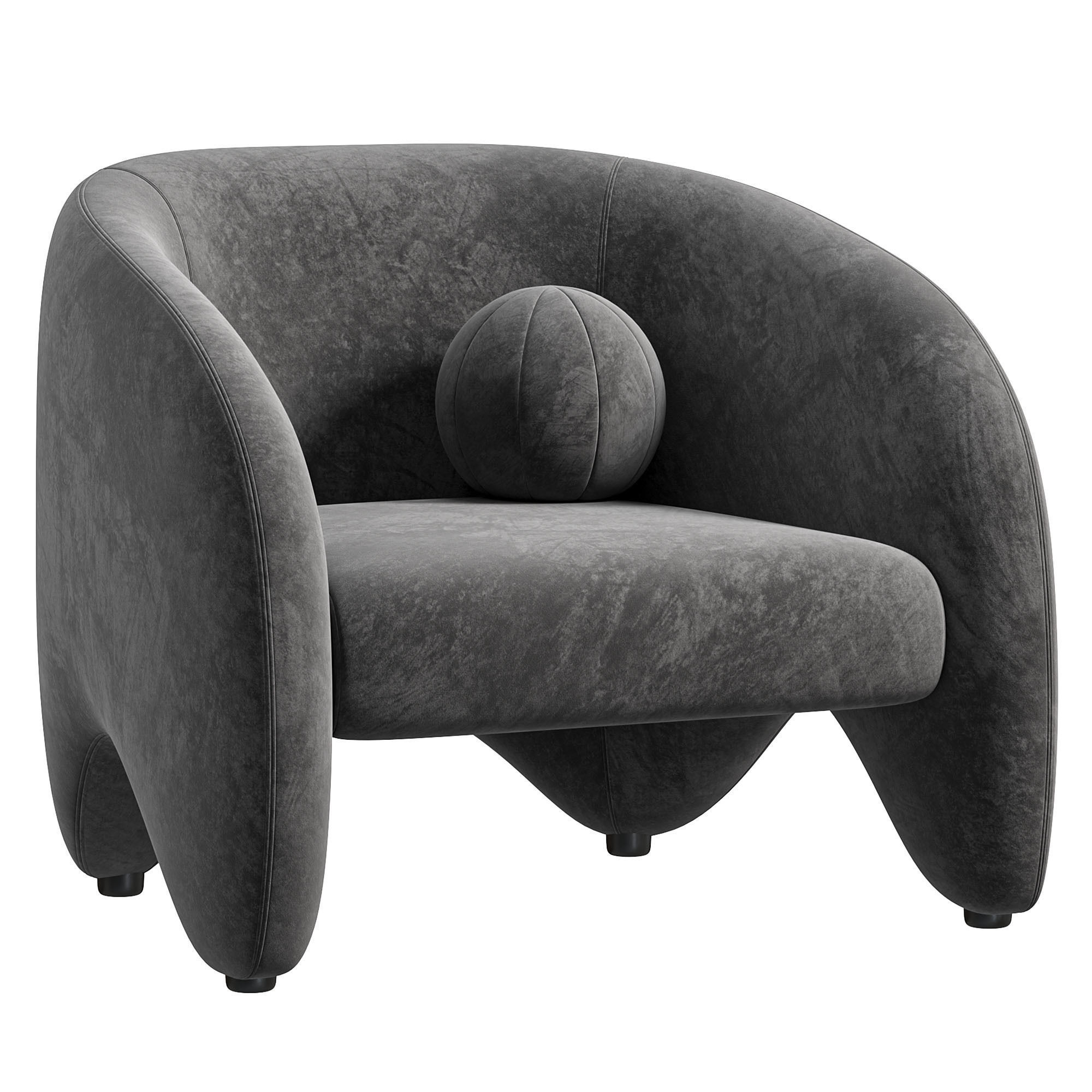 Yuzu Armchair By Arflex 3D model | CGTrader