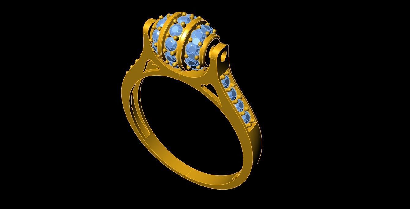 80 Files Rings Designs for Women 3D model 3D printable | CGTrader