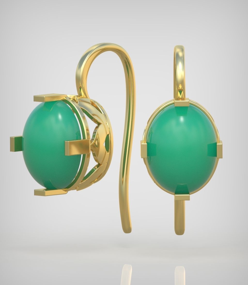 Earring model 0360 3D printable model 3D model 3D printable | CGTrader