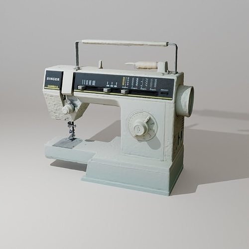 SINGER SAMBA 6 Sewing Machine scan 3D model | CGTrader