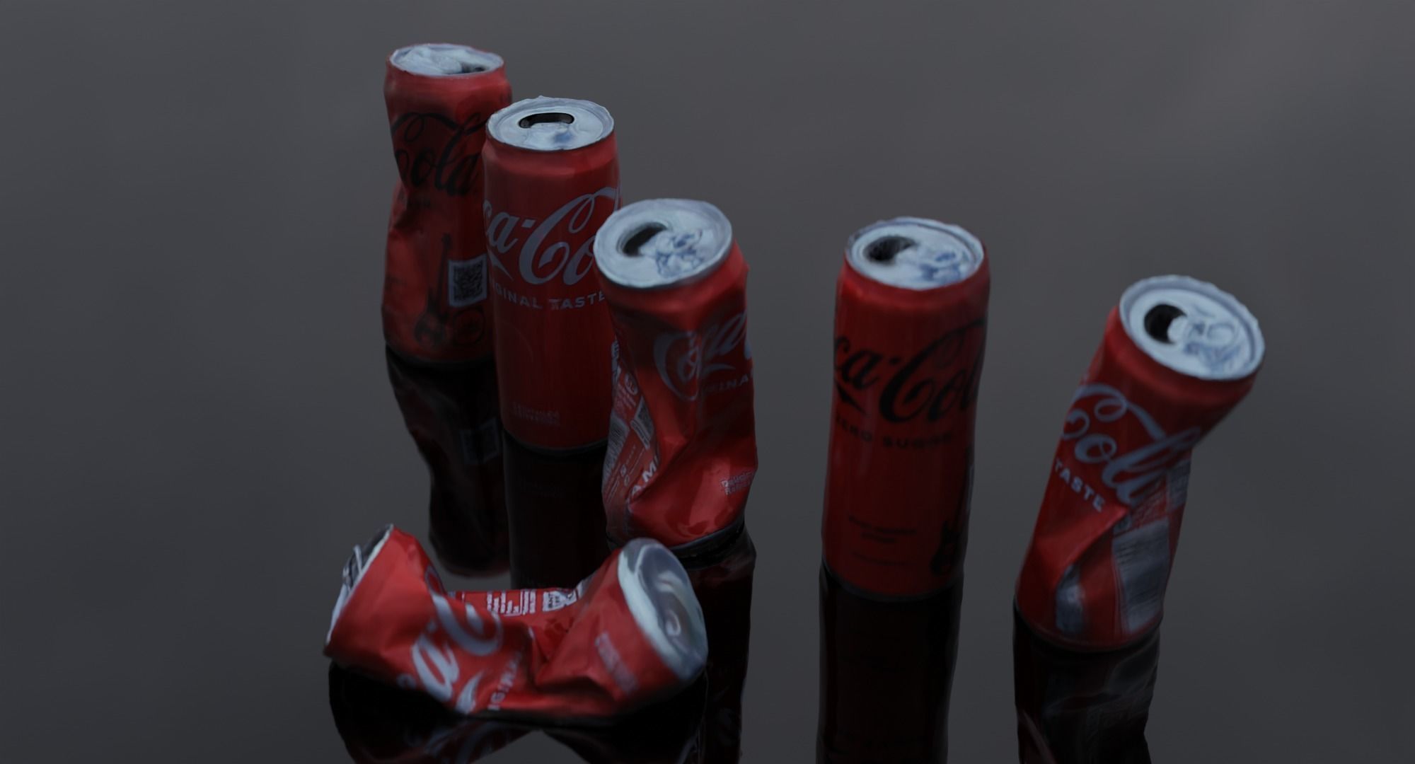 3D model Coka Cola Cans Assets VR / AR / low-poly | CGTrader